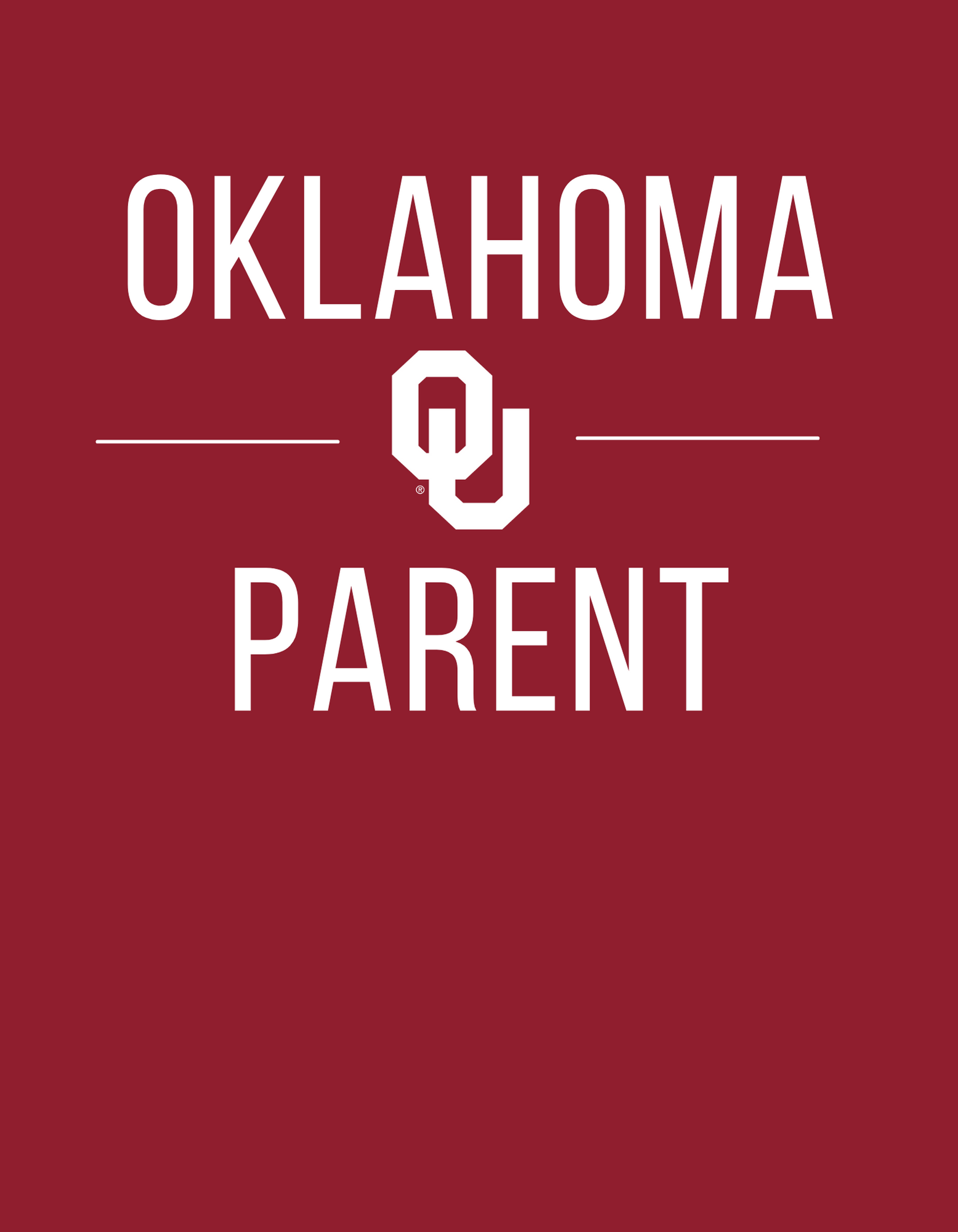 Red Oklahoma Parent Shirt